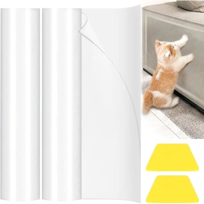 Anti Griffe Chat Canapé(20Cmx10M), Transparent Protection Canape Chat ...