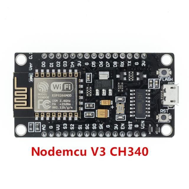 Circuits intégrés,Nodemcu v3 CH340--Module Sans Fil Ch340-cp2102 ...