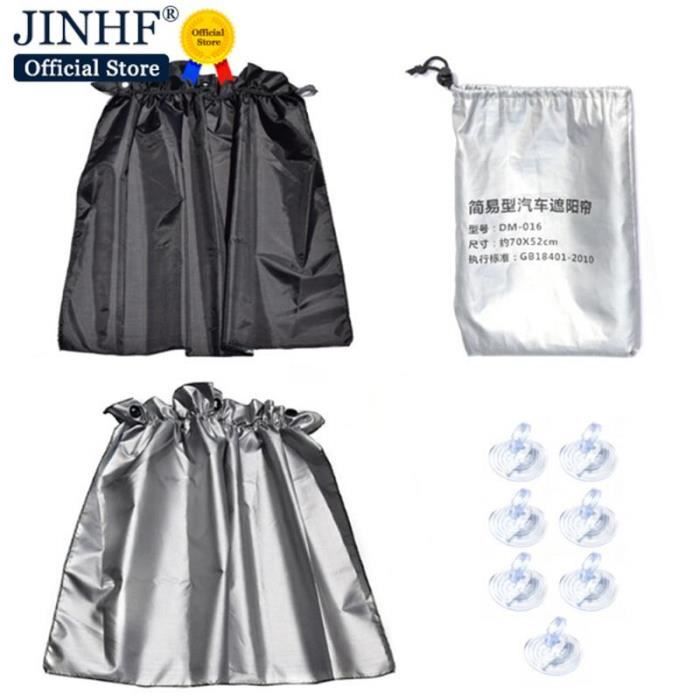 PARE SOLEIL,--Rideau de pare soleil occultant, 2 pièces-lot, ventouse ...