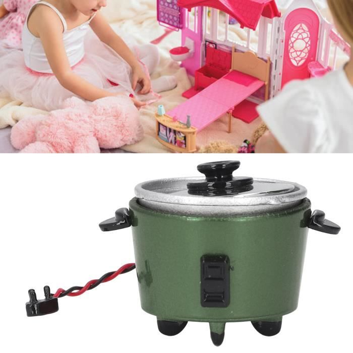 ZERONE jouet miniature de cuiseur à riz Cuiseur à riz Miniature ...