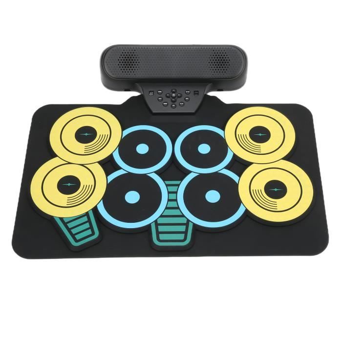 Zerone Ensemble de batterie électrique portable Roll Up Drum Kit ...