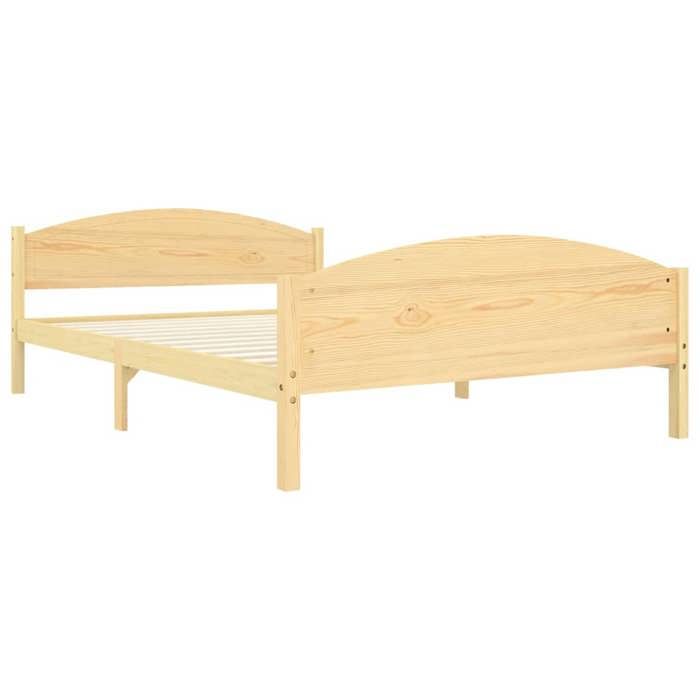 Haut de gamme - Cadre de lit - sans matelas - bois massif de pin ...