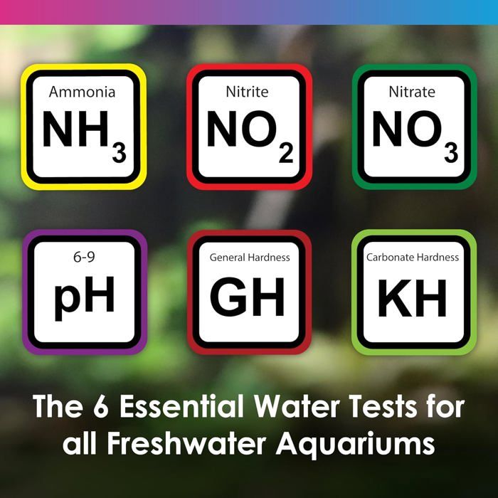 Kit de test aquarium - NT Labs 6-en-1 - Ammoniaque - Nitrite - Nitrate ...