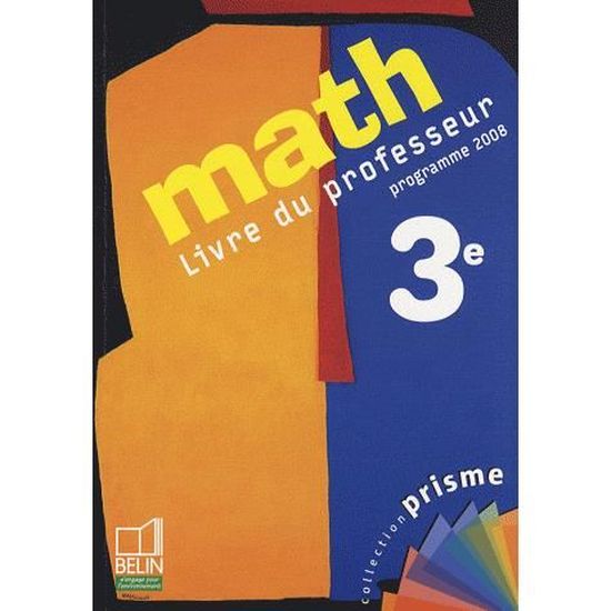 Math 3e - Cdiscount Librairie