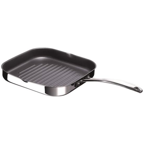 Grillette Chef en inox - revêtue - 26.5x26.5 cm - Cdiscount Maison