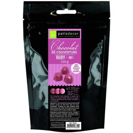 Barre Et Tablette De Chocolat - Ruby - Cdiscount Au quotidien