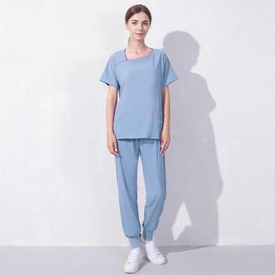 BLOUSE PROFESSIONNELLE Tshirt + Pantalon Uniforme d'infirmière Travail ...