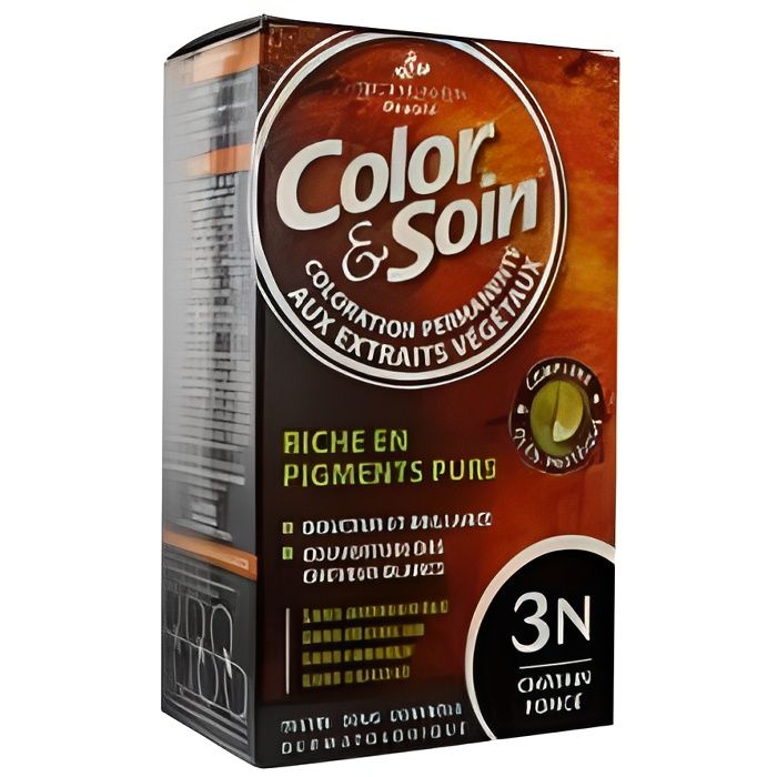 Les 3 Chênes Color & Soin Châtain Foncé 3N - Achat / Vente coloration ...