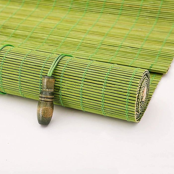 Vert Stores Vénitiens Store À Rouleau En Bambou Naturel,Intimité Et ...