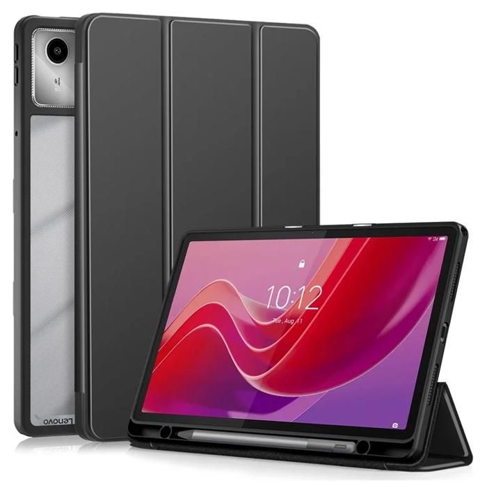 Étui pour Lenovo Tab M11 - Skin-Touch - Tri-fold - Cuir PU - Protection ...