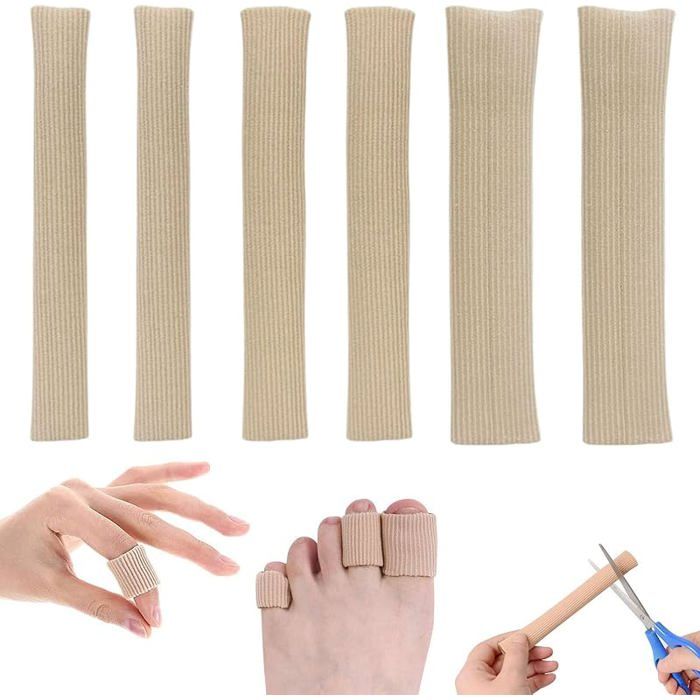6 Pièces Tube de Coussin orteil, 3 Tailles Protege Orteil, Protection ...