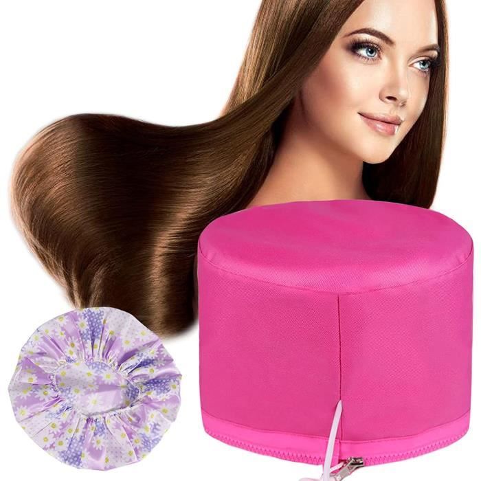 Bonnet Chauffant pour Soins Capillaires, Bonnet Chauffant Cheveux Soin ...