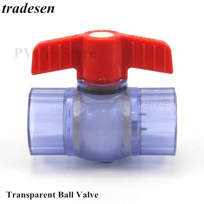 Tuyau d'arrosage,I.D20 ~ 50mm robinet à bille PVC Transparent,robinet d ...
