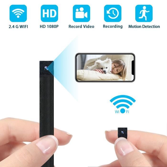 Caméra miniature,Mini caméra de surveillance secrète IP WIFI Tuya, Mini ...