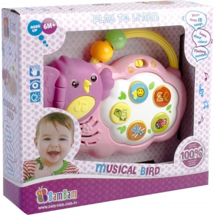 Jouet éducatif " OISEAU " musical a partir de 6 mois de la marque " BAM ...