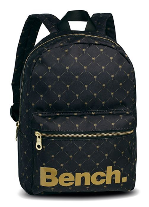 Bench. Sac à dos noir doré pour femme - Backpack Black / Gold 267991 ...