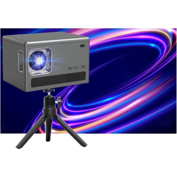 Mini Projecteur Portable Androïde 11 Bluetooth Wifi, Vidéo Projecteur ...