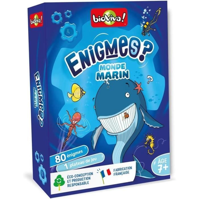 Enigmes - Monde Marin - Devinez La Réponse Le Plus Rapidement Possible Grâce Aux Indices- Jeu De ...