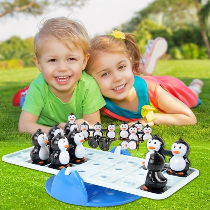 Drfeify jouet à bascule pingouin Jeu D'équilibre Jouet Balance ...
