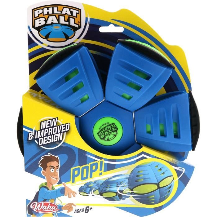 Phlat Ball Classic - GOLIATH - Disque qui se transforme en balle - Bleu ...