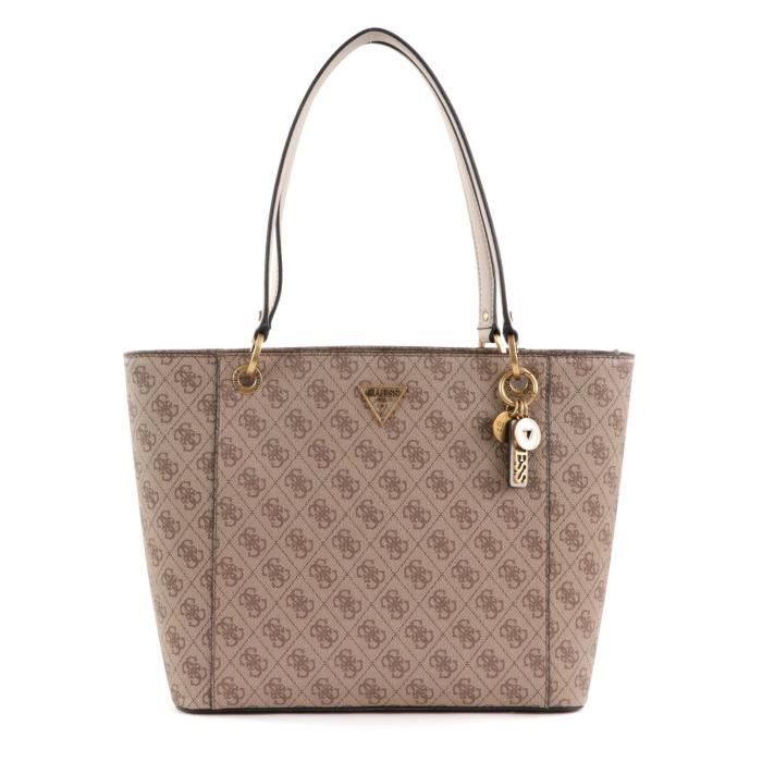 GUESS Noelle Elite Tote Latte [204586] - sac à épaule sacoche marron ...