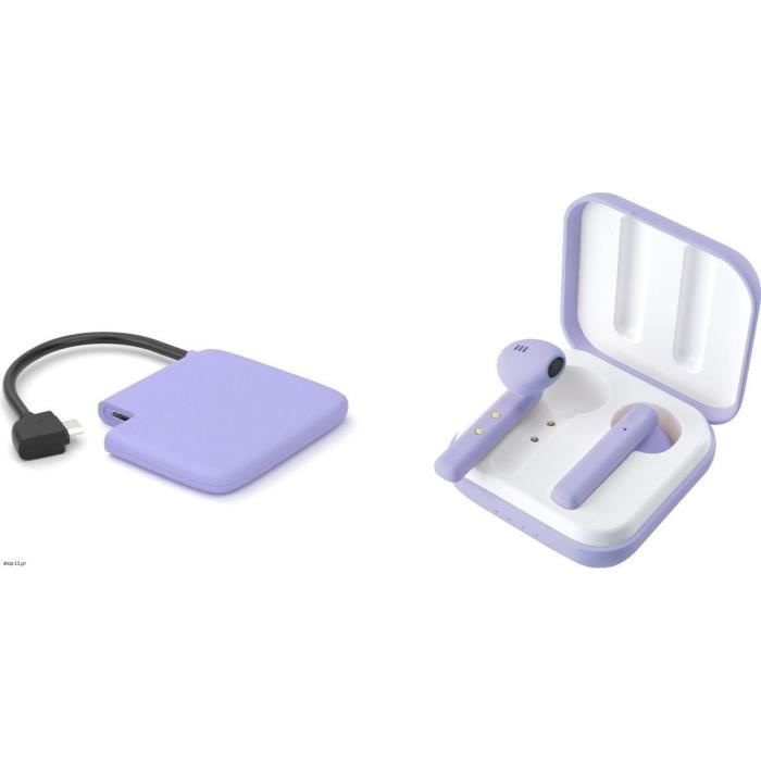 LEDWOOD TWS M1011 + POWERBANK 1000MAH PASTEL PARME - Cdiscount Téléphonie