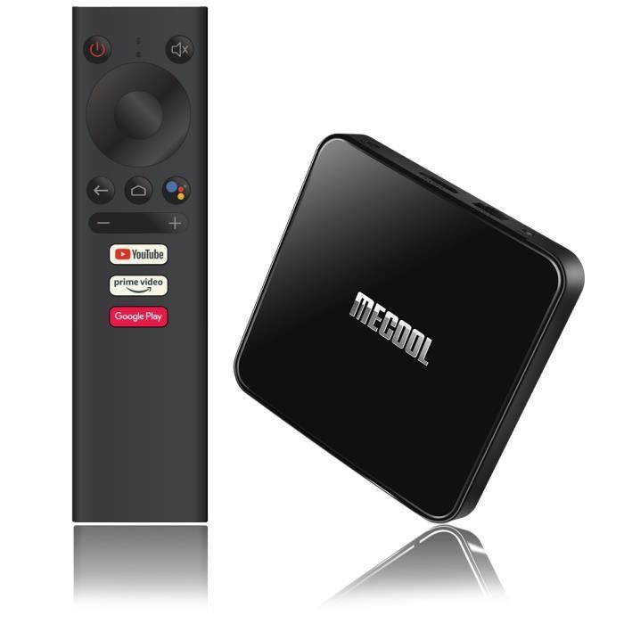 MECOOL KM3 Android 10.0 lecteur intelligent S905X2 4 Go + 64 Go certifié Google double bande ...