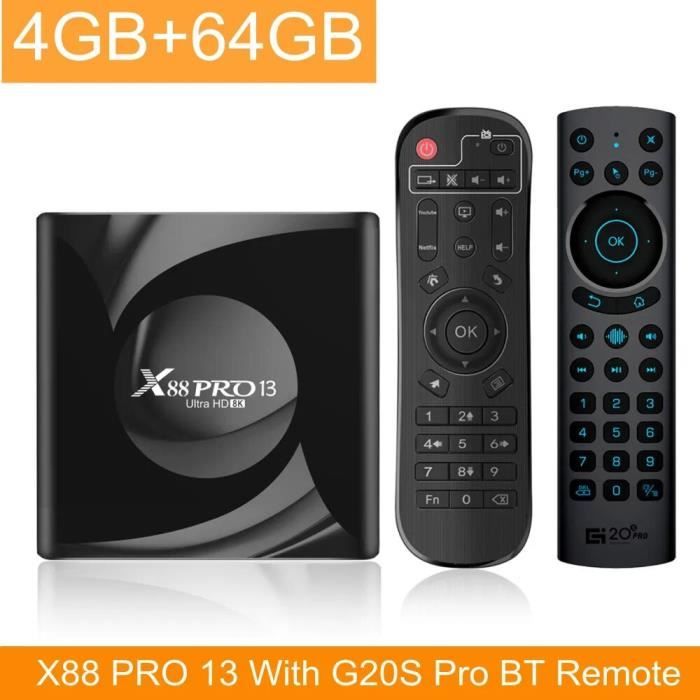 Woopker X88 PRO 13 Smart TV Box Android 13 TV Box,RK3528,4 Go,64 Go,8K ...