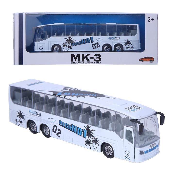 SALALIS 1:50 Simulation Transit Bus Modèle Alliage Jouet Pull-Back Bus ...