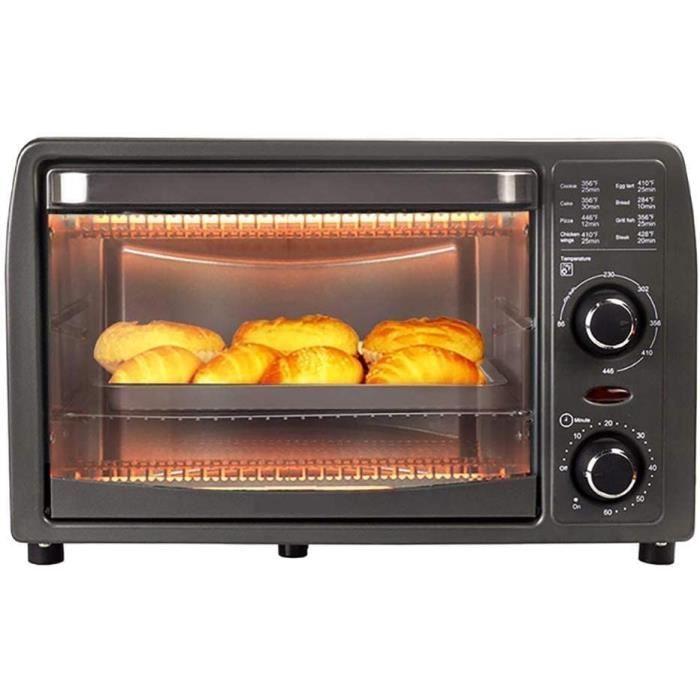 Four Grille-Pain Multifonction, Mini Four De Cuisson 13L Avec Minuterie ...