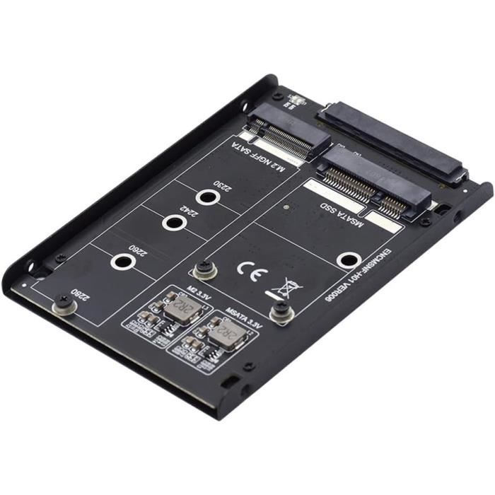 Dual Msata Ngff B+M Ssd Card Jbod Raid0 Span Bridge To 2.5" Sata Combo ...