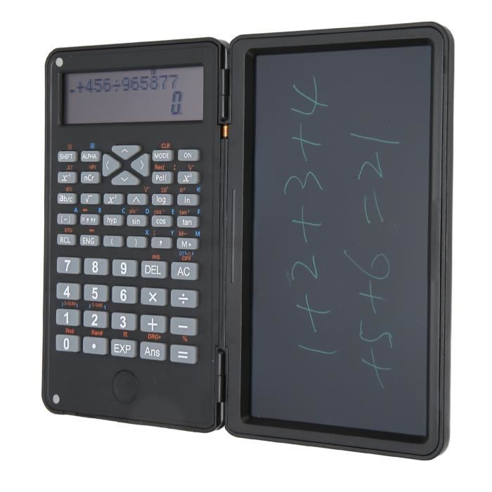 SAL Calculatrice avec bloc-notes Calculatrice scientifique portable ...