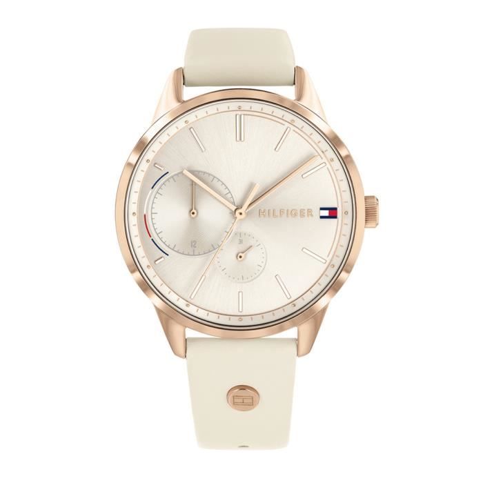 Tommy Hilfiger-Montre Multi Dial pour Femmes à movement Quartz en Cuir ...