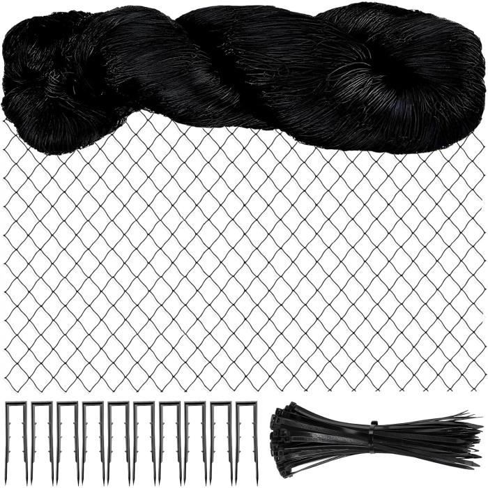 Filet de Protection Contre les Oiseaux - TRAHOO - 7,5 x 15 m - Maille de 5 x 5 cm - Cdiscount Jardin