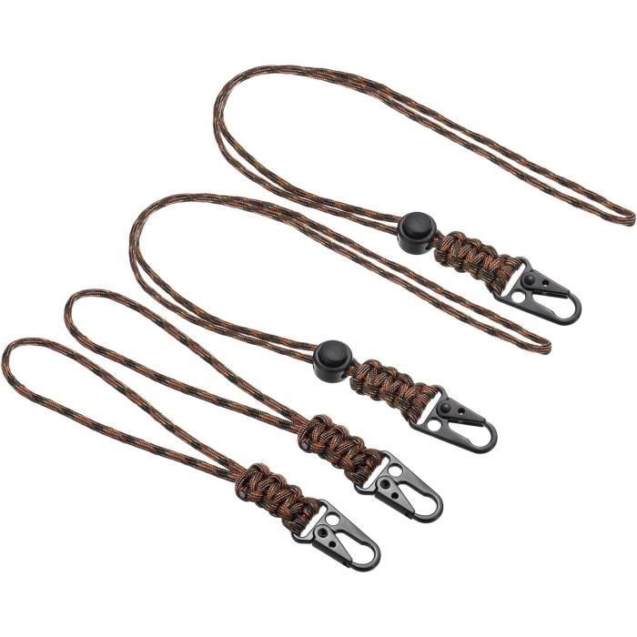 Badge Lanière Avec Élingue Agrafe, 4 Pcs Réglable Collier Poignet ...