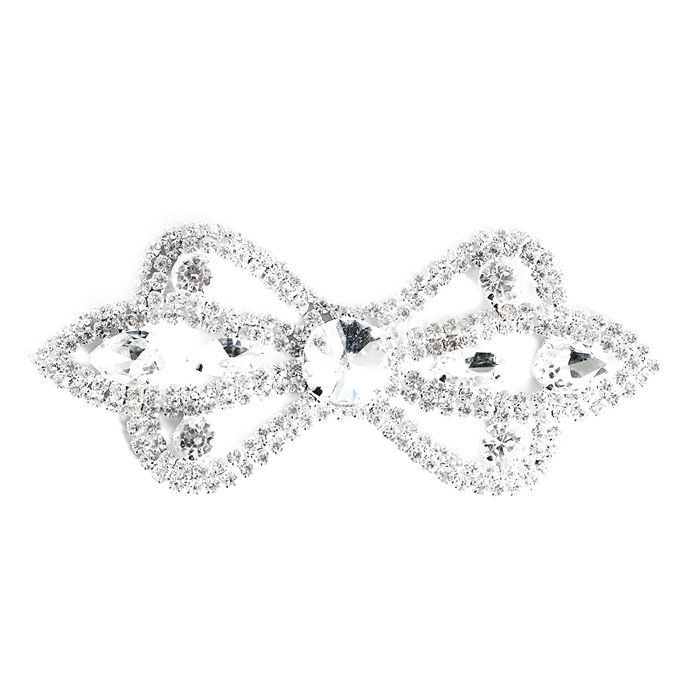 Applique de Strass - TRIMMING SHOP - Motif diamanté - 12cm x 5cm ...