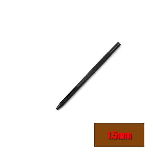 POINCON,1.5mm--Ensemble de poinçons creux en acier, joint en cuir, trou ...