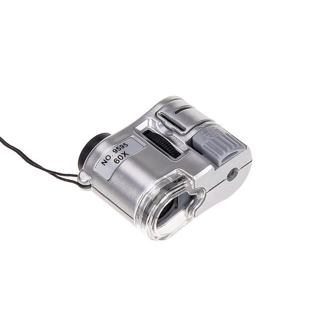Loupe de bijoutier avec lumière LED - Mini Microscope de poche - Loupe ...