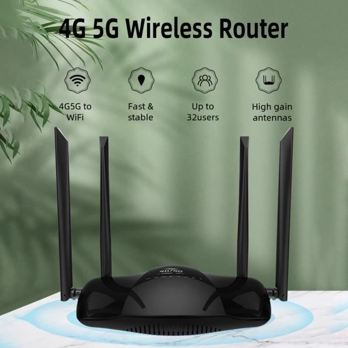 Prise EU - Routeur WiFi sans fil, Modem intérieur sans fil, Dongle ...