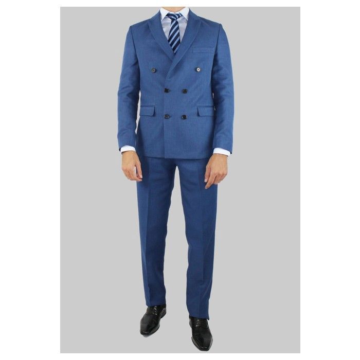 Costume croisé Bleu Homme Bleu - Cdiscount Prêt-à-Porter