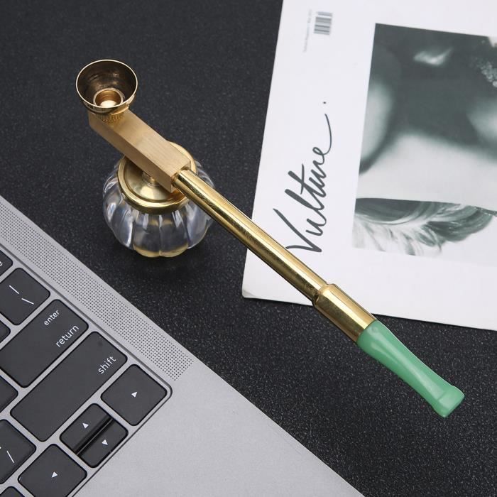 Qiilu Pipe à fumée d'eau Tuyau de fumée d'eau en laiton à double usage ...