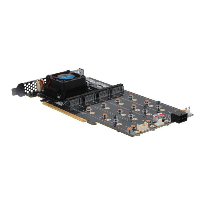 Carte d'extension NVMe PCIe 4.0 à 8 baies, adaptateur PCIe vers M.2 ...