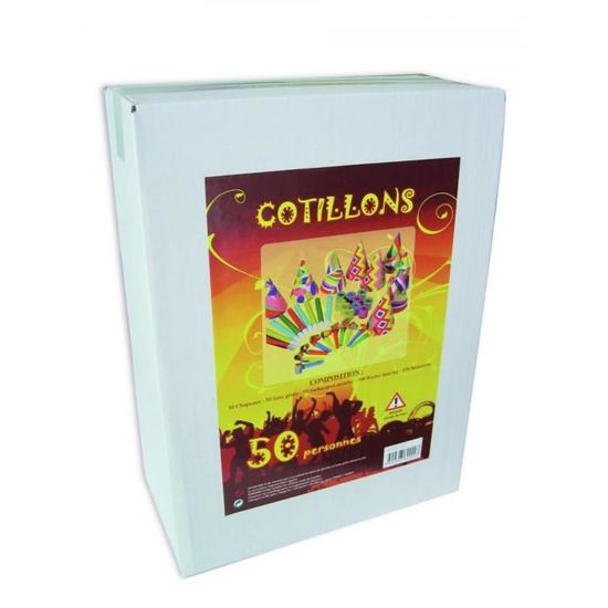 Cotillon kit 50 personnes - Cdiscount Maison