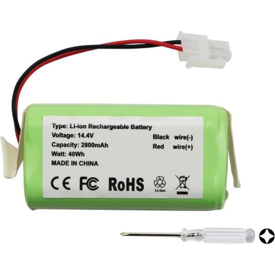 14.4V Rechargeable Batterie Pour Ilife A4S A4S Pro A6 A7 A8 A9 A10 V3X V7 V7S V7 Pro V7 Plus ...