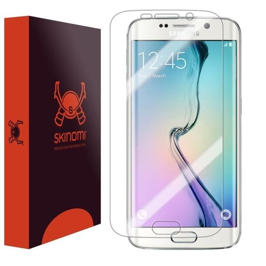 Protection écran Samsung Galaxy S6 Edge de Skinomi TechSkin (protège l ...