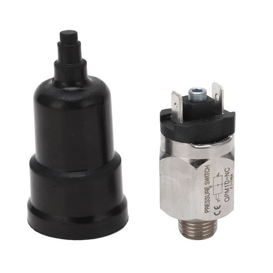 Tbest Diaphragm Type Pressure Switch, 1.0Mpa DC24V Normally Closed 250W ...