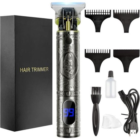 Tondeuse Cheveux Hommes, Tondeuse Barbe Kit Homme Electriques Tondeuse Cheveux Rasoir ...