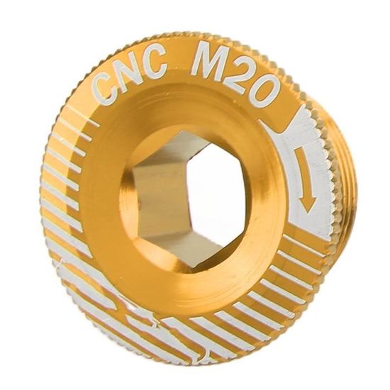 VINGVO - Vis de manivelle M20 en alliage d'aluminium - Blanc - Pour VTT ...