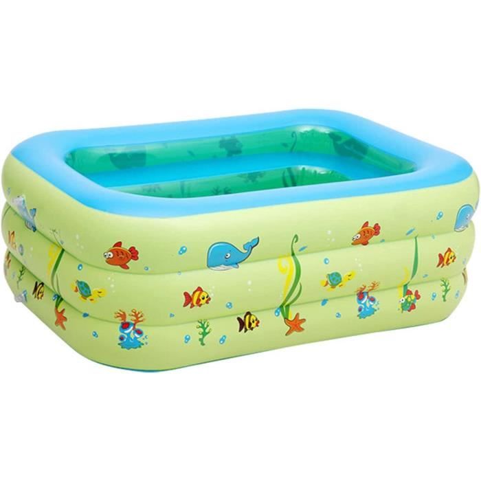 Pataugeoire Gonflable Enfant 180x140x65cm, Piscine Gonflable ...