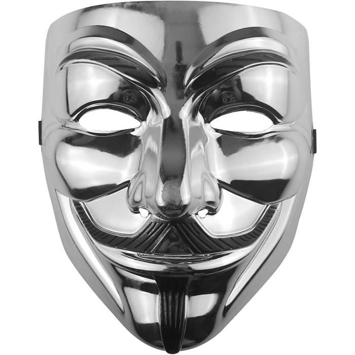 Udekit Hacker Mask V pour Vendetta Masque pour Enfants Femmes Hommes ...